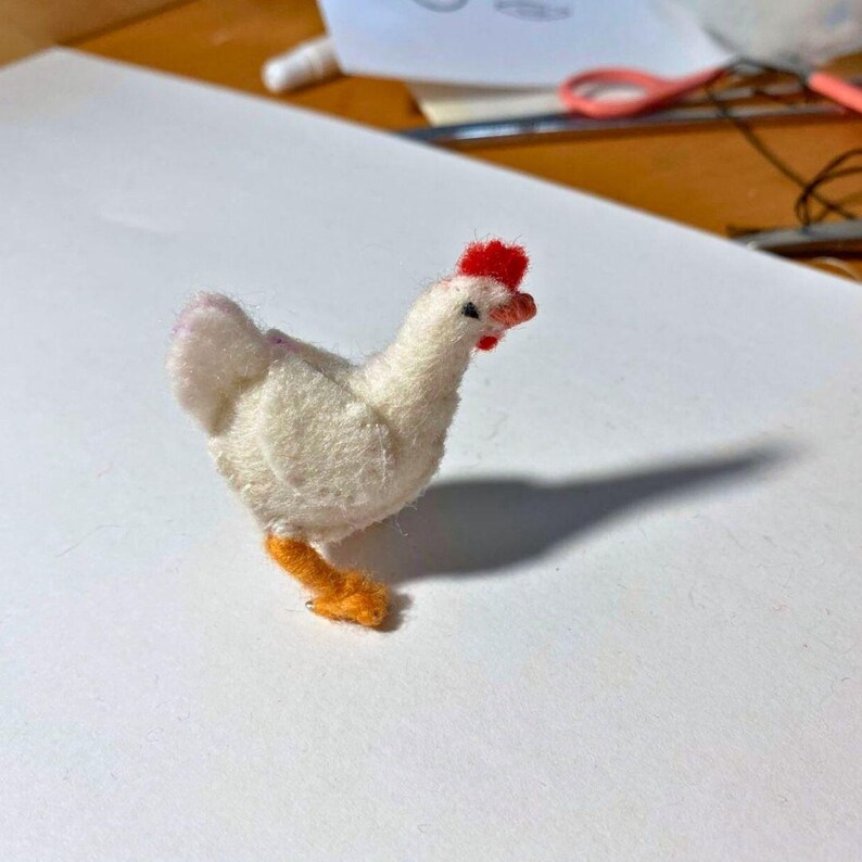 Hen, Rooster, and Chick Sewing Tutorial - DIY Felt Farm Animals Pattern ...