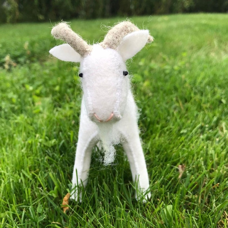 DIY Goat, Billy Goat & Kid Sewing Pattern - Create Adorable Felt Farm ...