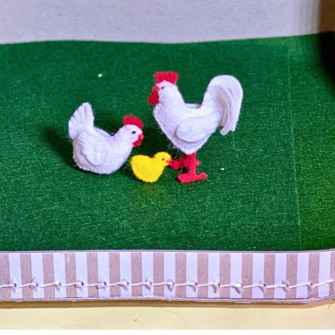 Hen, Rooster, and Chick Sewing Tutorial - DIY Felt Farm Animals Pattern ...