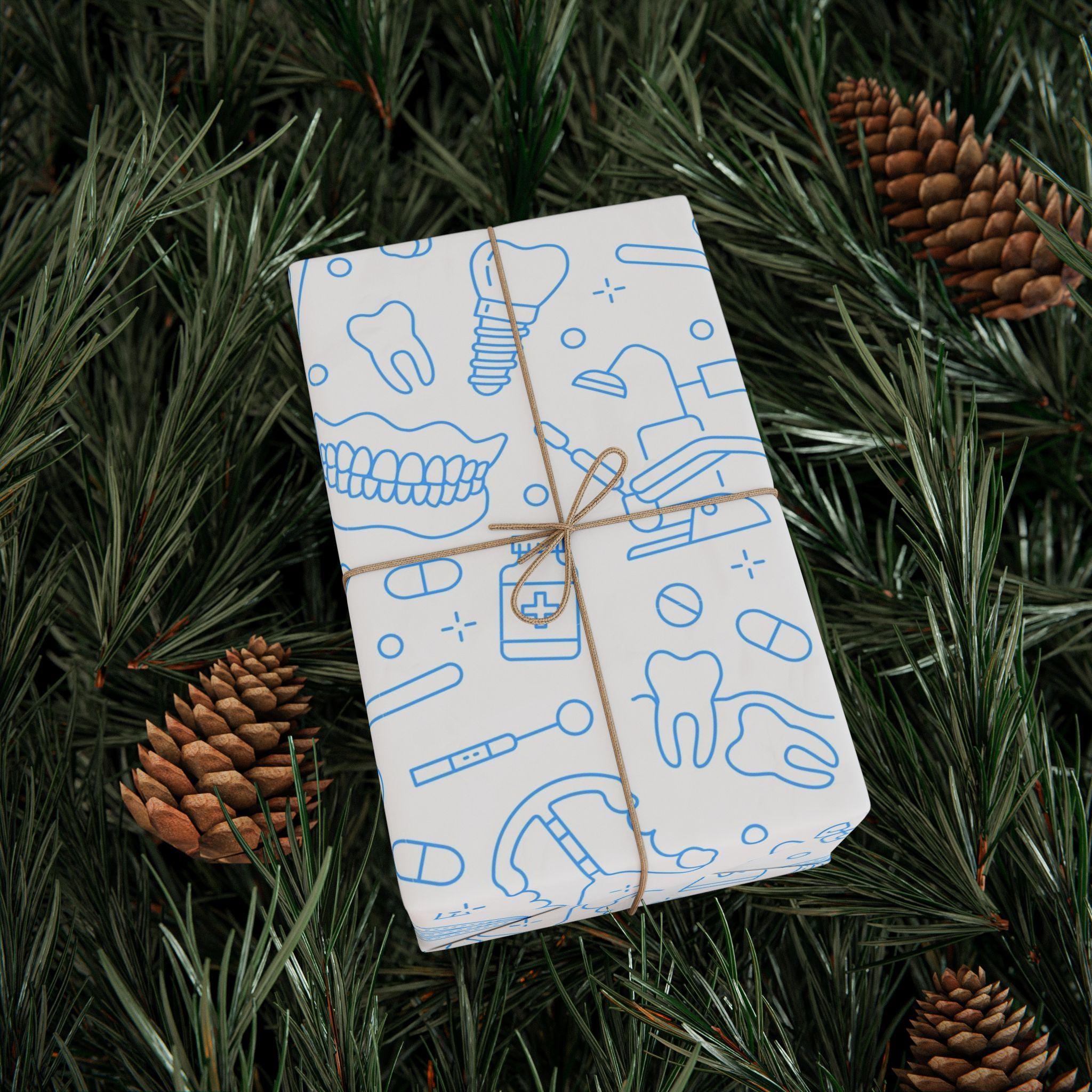 Dental Gift Wrapping Paper: Tooth-themed, Modern Design - Etsy