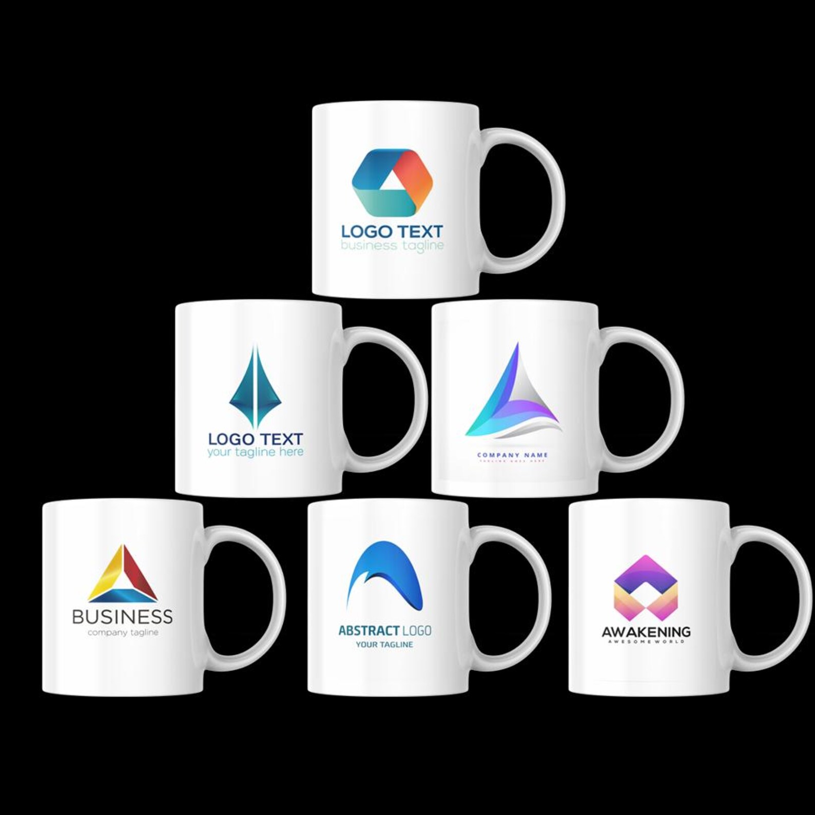 Custom Logo Mugs for Business - Bulk Orders, Personalized Company Logo ...