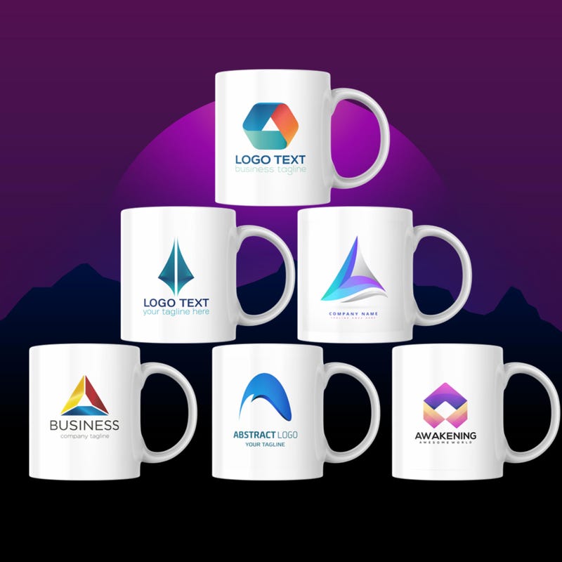 Custom Logo Coffee Mug - Etsy