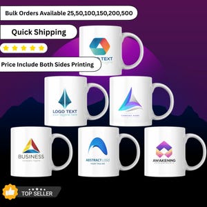 Custom Logo Mugs – Mugs With Company Logo, Mugs for Company Marketing ...
