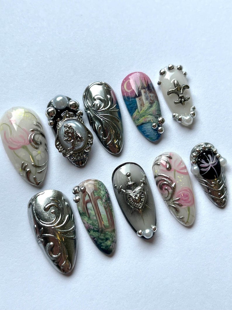 Knight in Shining Armor Press on Nails - Etsy