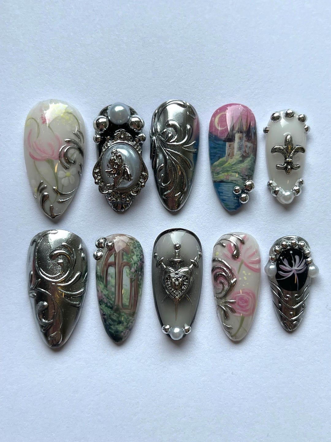 Knight in Shining Armor Press on Nails - Etsy