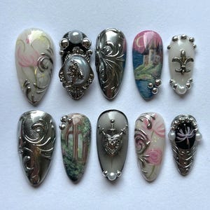 Knight in Shining Armor Press on Nails - Etsy