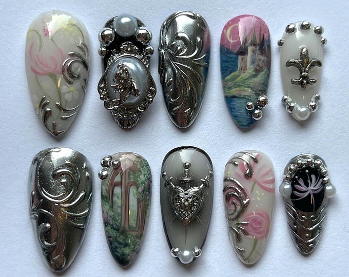 Knight in Shining Armor Press on Nails - Etsy