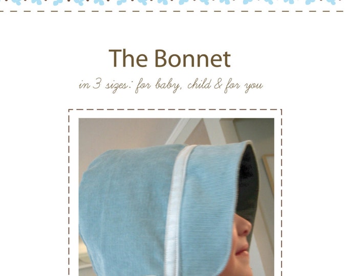 The Bonnet Pattern PDF in 3 Sizes - Etsy