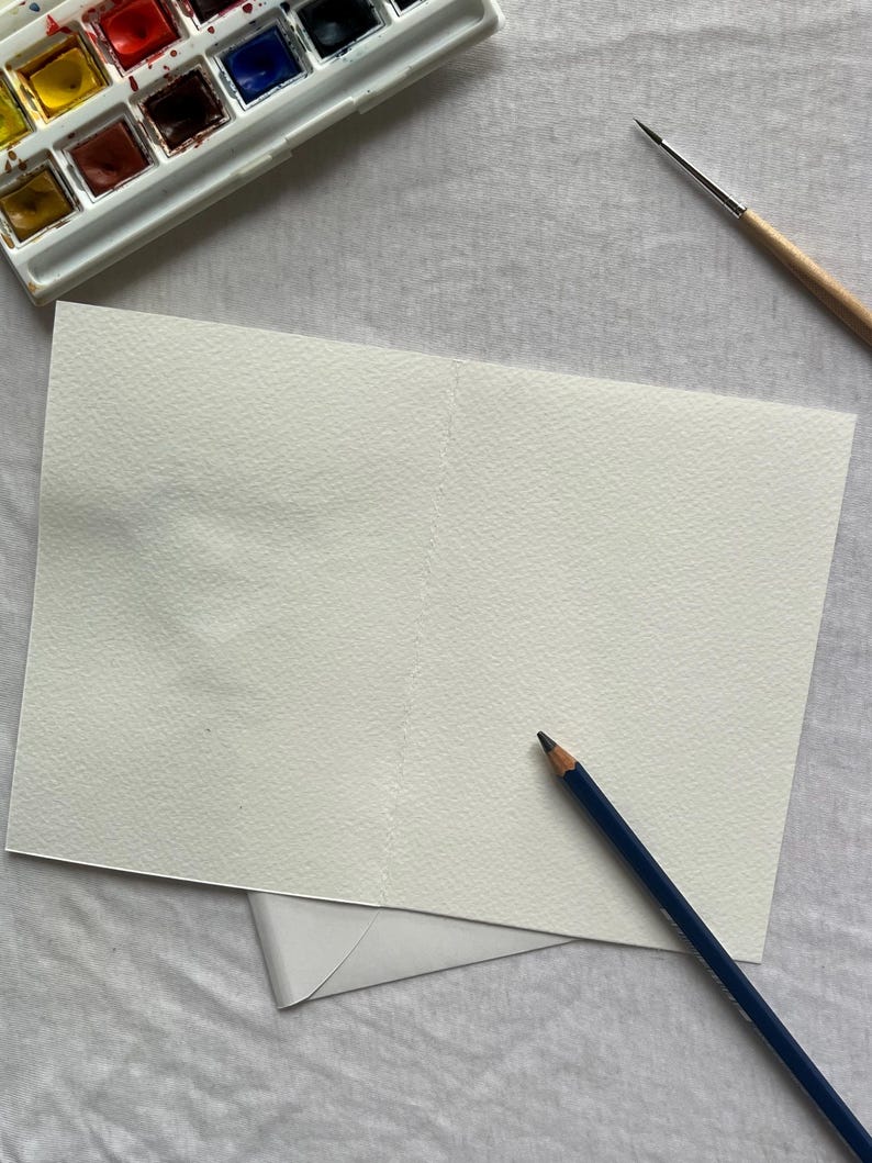 Hand Painted Watercolor Flower Cards, Greetings Cards, Greetings ...
