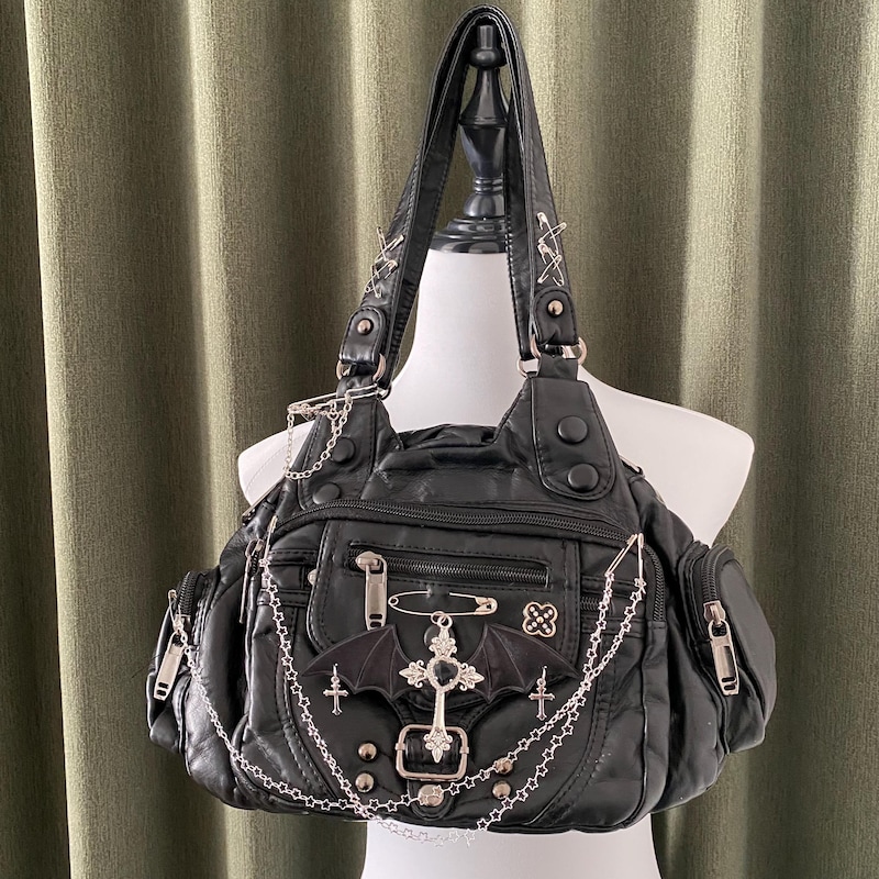 Handmade Goth Tote - Etsy