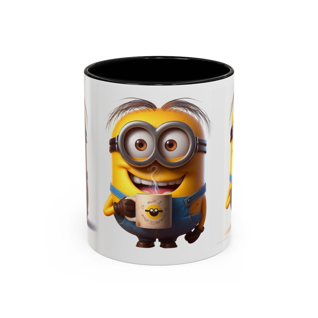 Minions Coffee Break Accent Mug | Funny Coffee Mug |descipable Me - Etsy