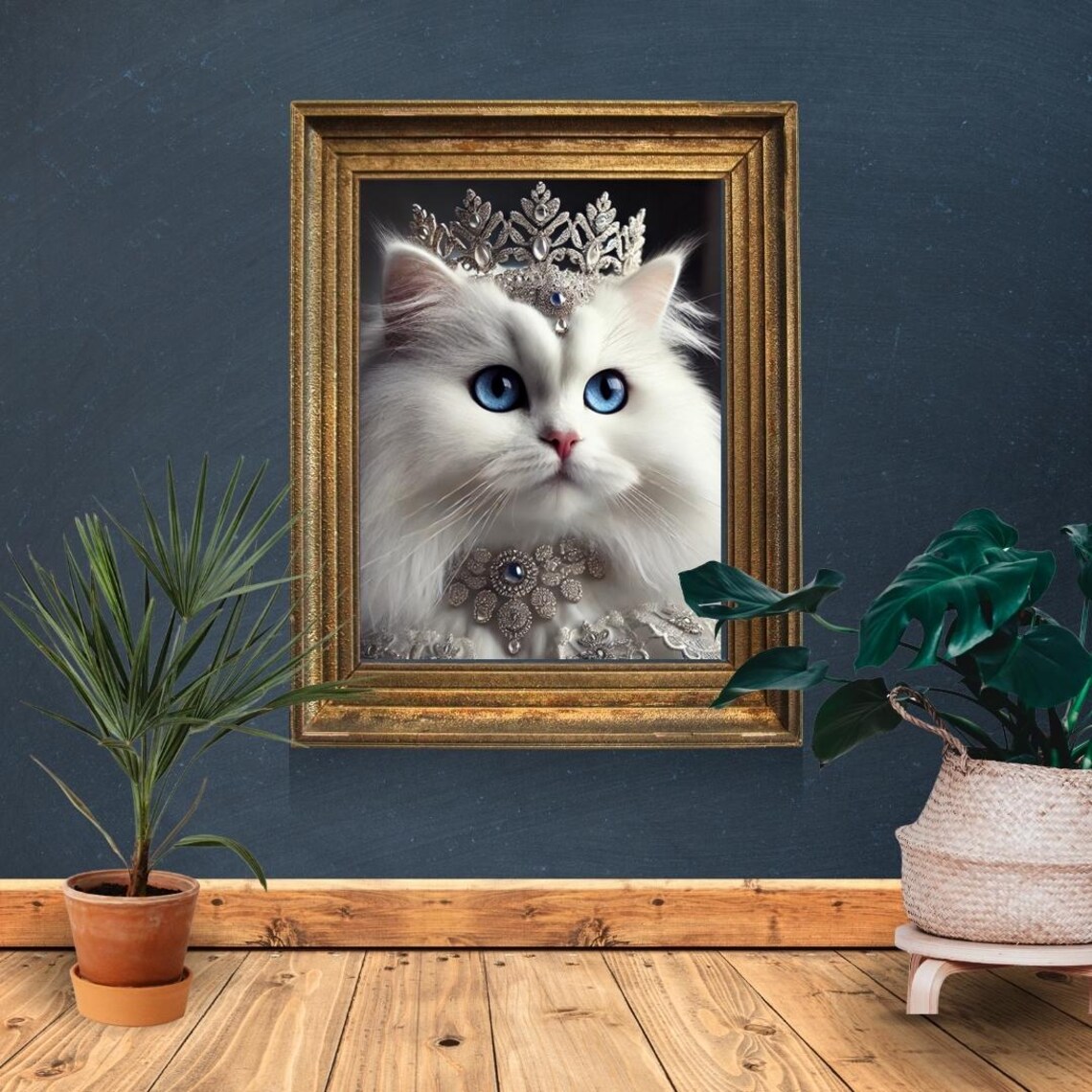 Princess Cat, Cat Art Portrait, Cat Art, Visual Art, Digital Arts, Home ...