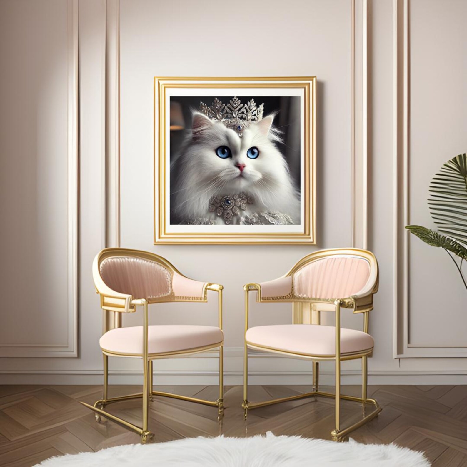 Princess Cat, Cat Art Portrait, Cat Art, Visual Art, Digital Arts, Home ...