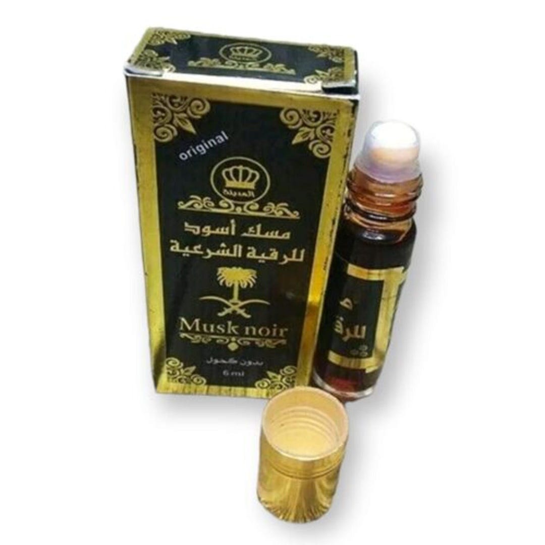 Arabian Black Musk Perfume Authentic Saudi Roqya Scent Gift 6ml مسك ...
