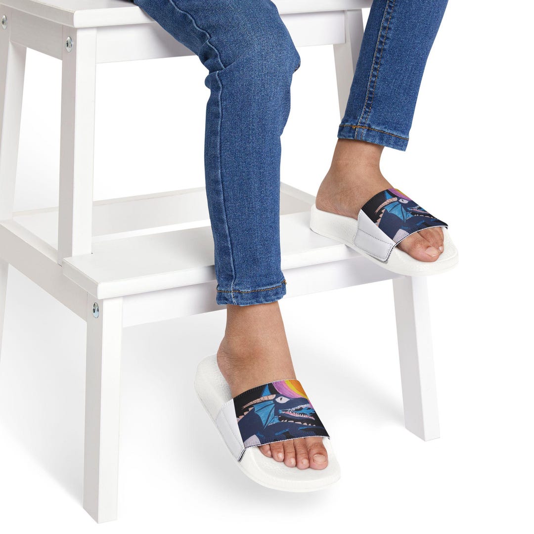 Sandals for Dragon Lovers, Dragon Theme Flip-flops, Summer Footwear ...