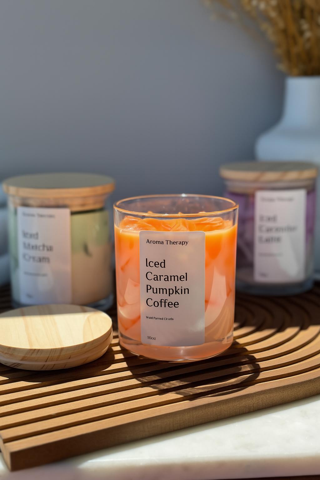 Iced Coffee Latte Candle, 10oz Soy Wax, Coffee Scented - Etsy