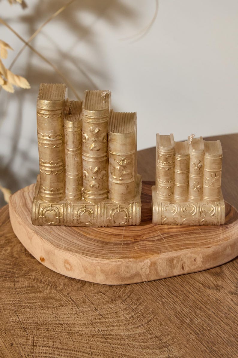 Vintage Book Candle: Hand-poured Soy Wax, Literary Decor - Etsy