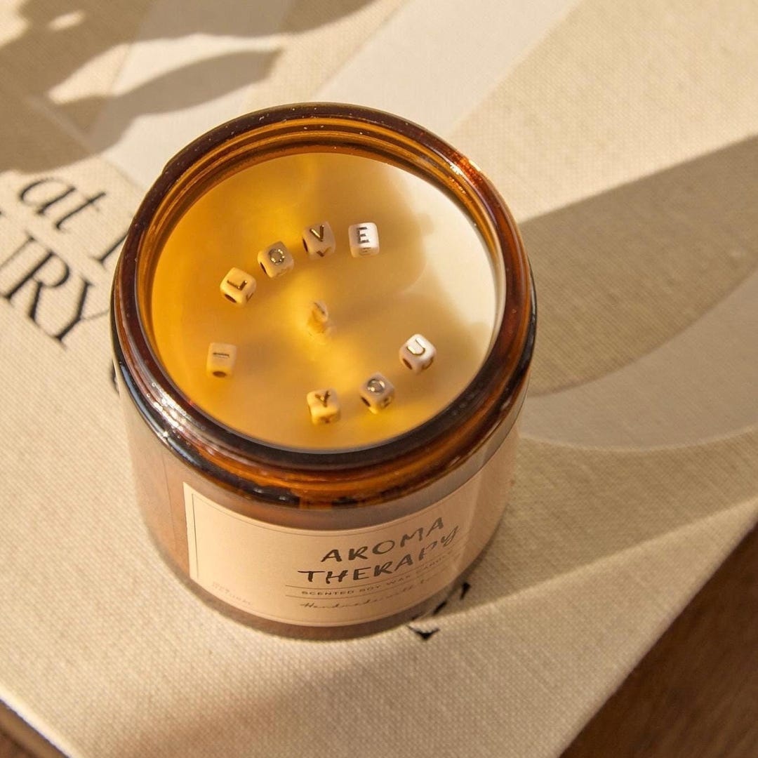 Secret Message Candle, Personalized Candle, Custom Candle, Candle Gift ...