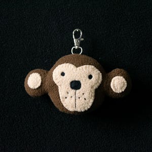 Monkey Stuffed Animal and Keychain - Etsy