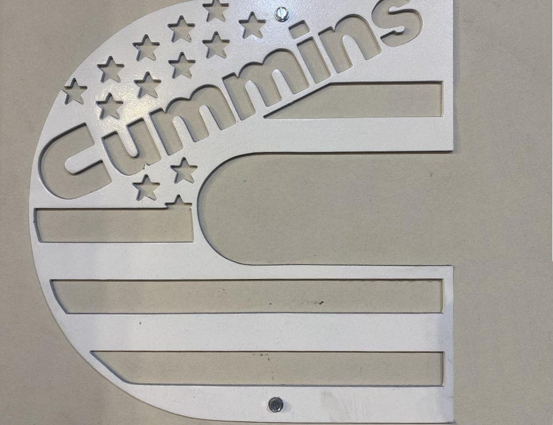Cummins Logo Custom Sign - Etsy
