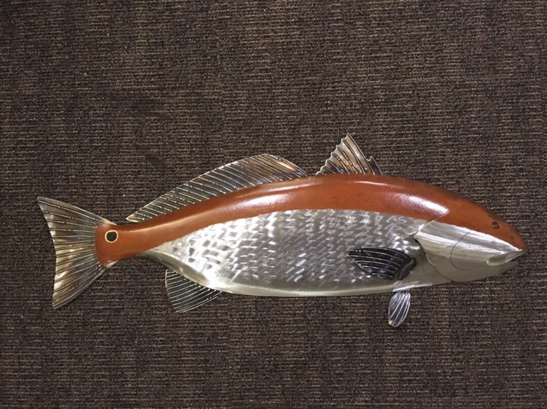 Redfish 35in Wall Art Metal Sculpture Beach Coastal Art Tropical - Etsy