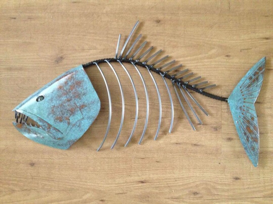 Fish Sculpture 24in Tropical Coastal Beach Metal Wall Art Fish - Etsy