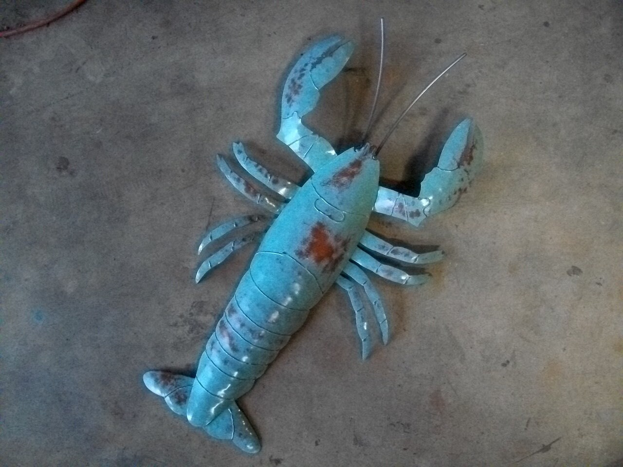 Lobster 26in Metal Wall Sculpture SHIPPING FREE in the US