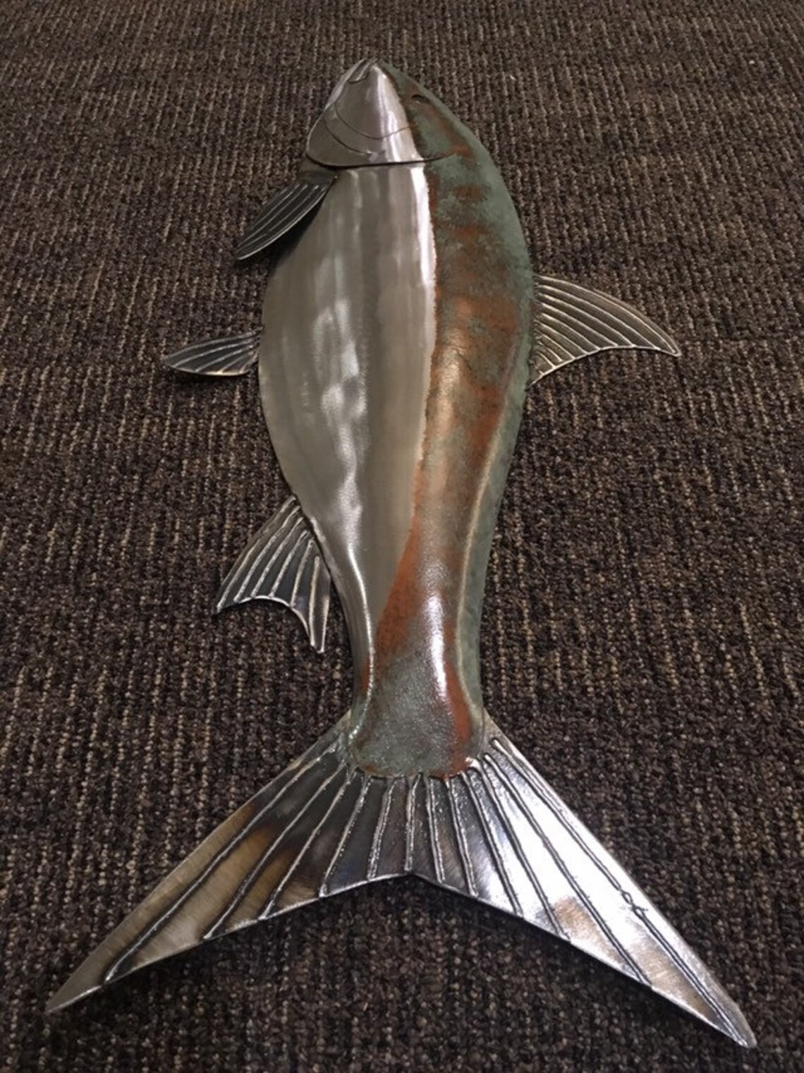 Bone Fish 24in Art Tropical Coastal Beach Metal Wall Sculpture - Etsy