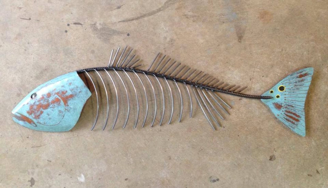 Redfish 35in Bone Sculpture Beach Coastal Art Tropical - Etsy