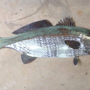 Redfish 35in Wall Art Metal Sculpture Beach Coastal Art Tropical - Etsy