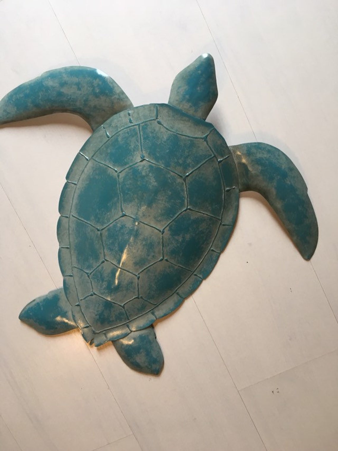 Sea Turtle Metal Wall Art Sculpture 20 X 20 Tropical Beach | Etsy