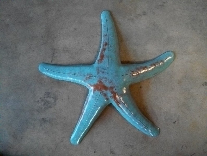 Starfish 20in X 20in Handmade Metal Wall Art Sculpture Beach - Etsy