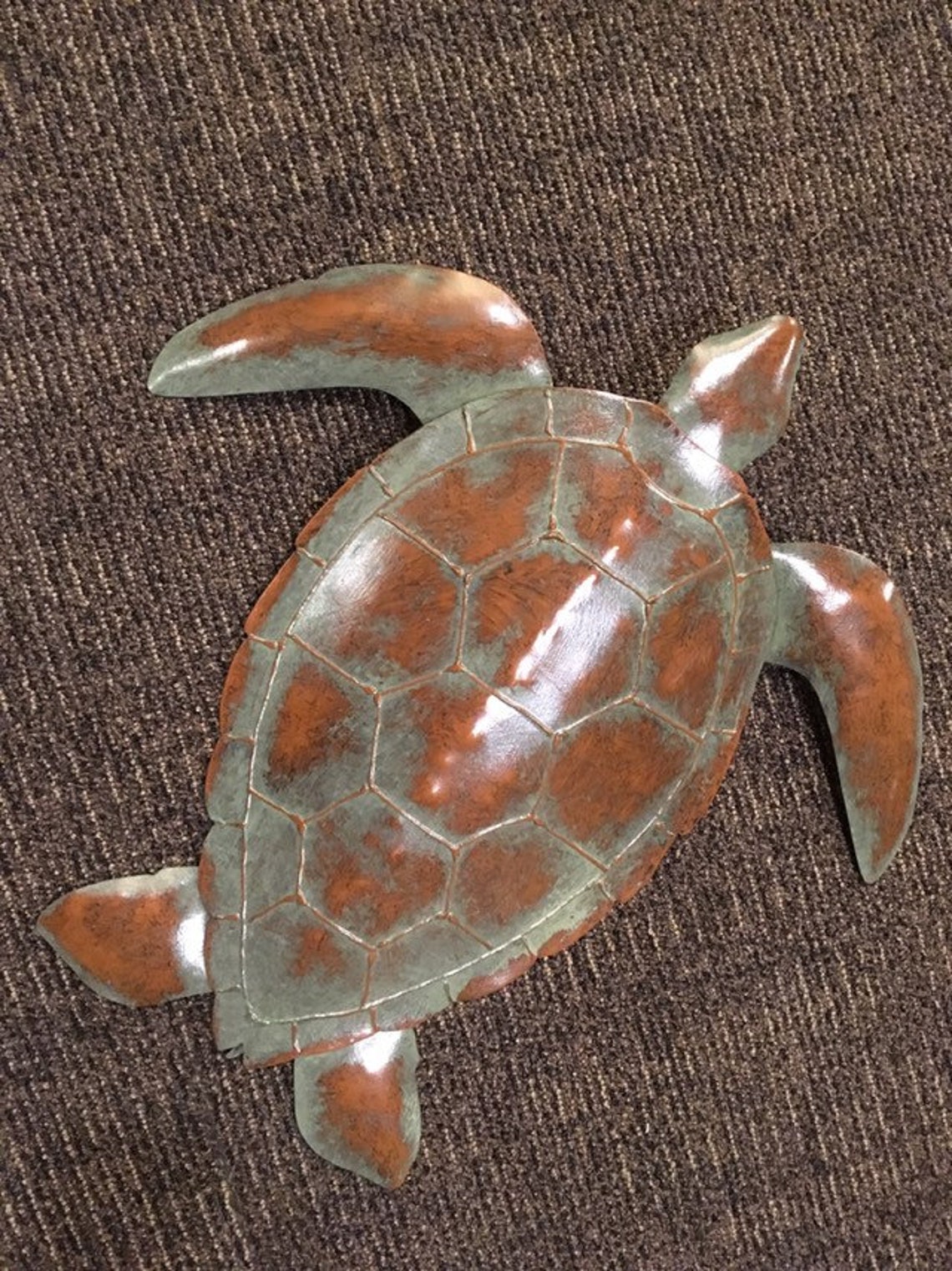 Sea Turtle Metal Wall Art Sculpture 20 X 20 Tropical Beach | Etsy