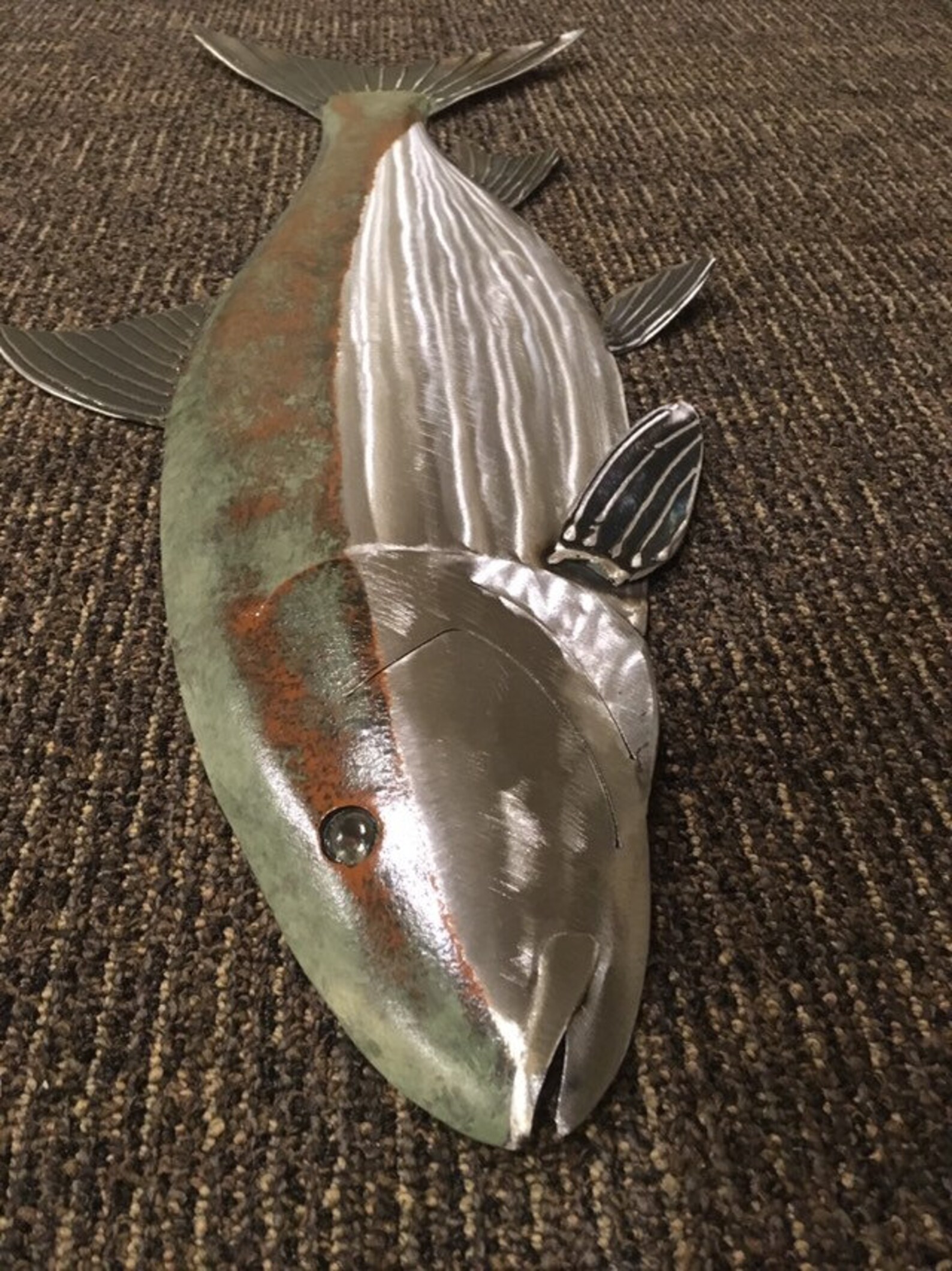 Bone Fish 24in Art Tropical Coastal Beach Metal Wall Sculpture | Etsy