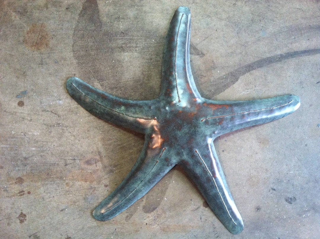 Starfish 20in X 20in Handmade Metal Wall Art Sculpture Beach Coastal ...