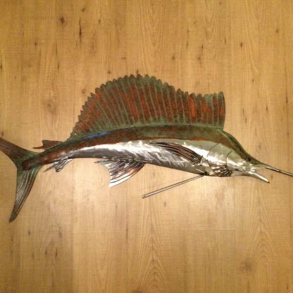 Metal Tropical Fish Wall Art - Etsy