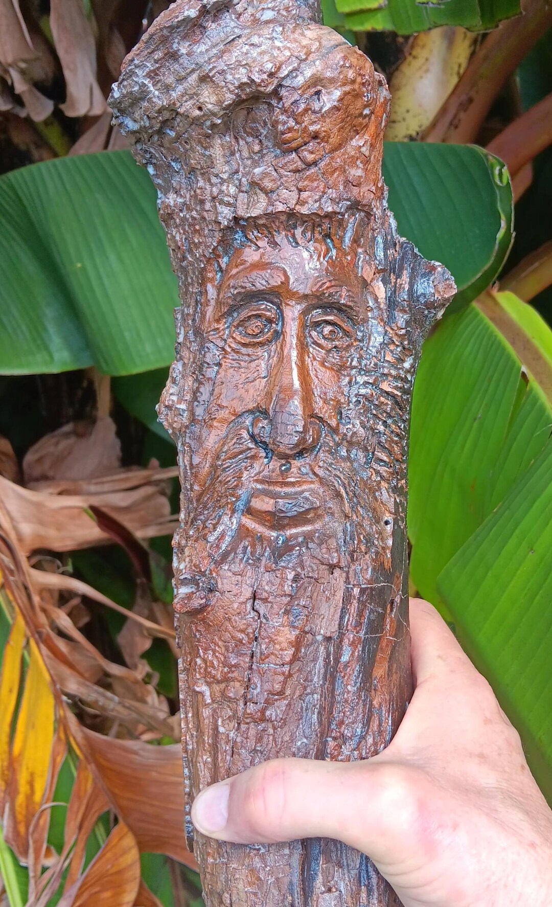 Pinion Wood Spirit Clyde: Hand-carved in Pinion Pine - Etsy