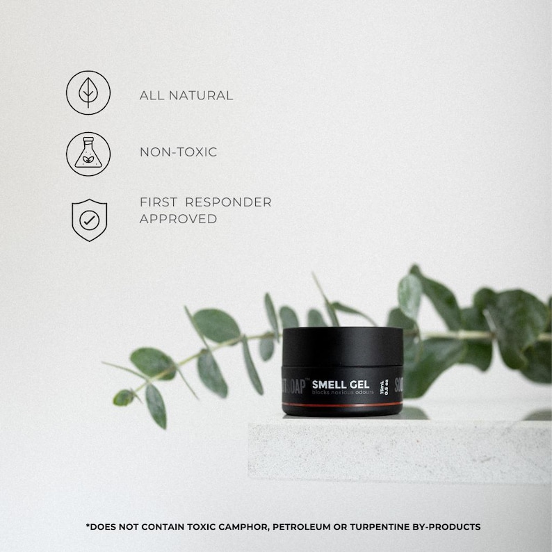 Smell Gel | Apply Under Nose to Block Bad Odour | All Natural - Etsy