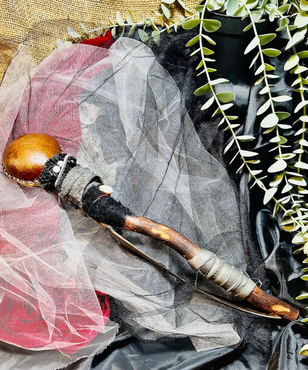 Shamanic, Spirit, Medicine, Ceremonial, Ritual, Healing, Sacred Rattle ...