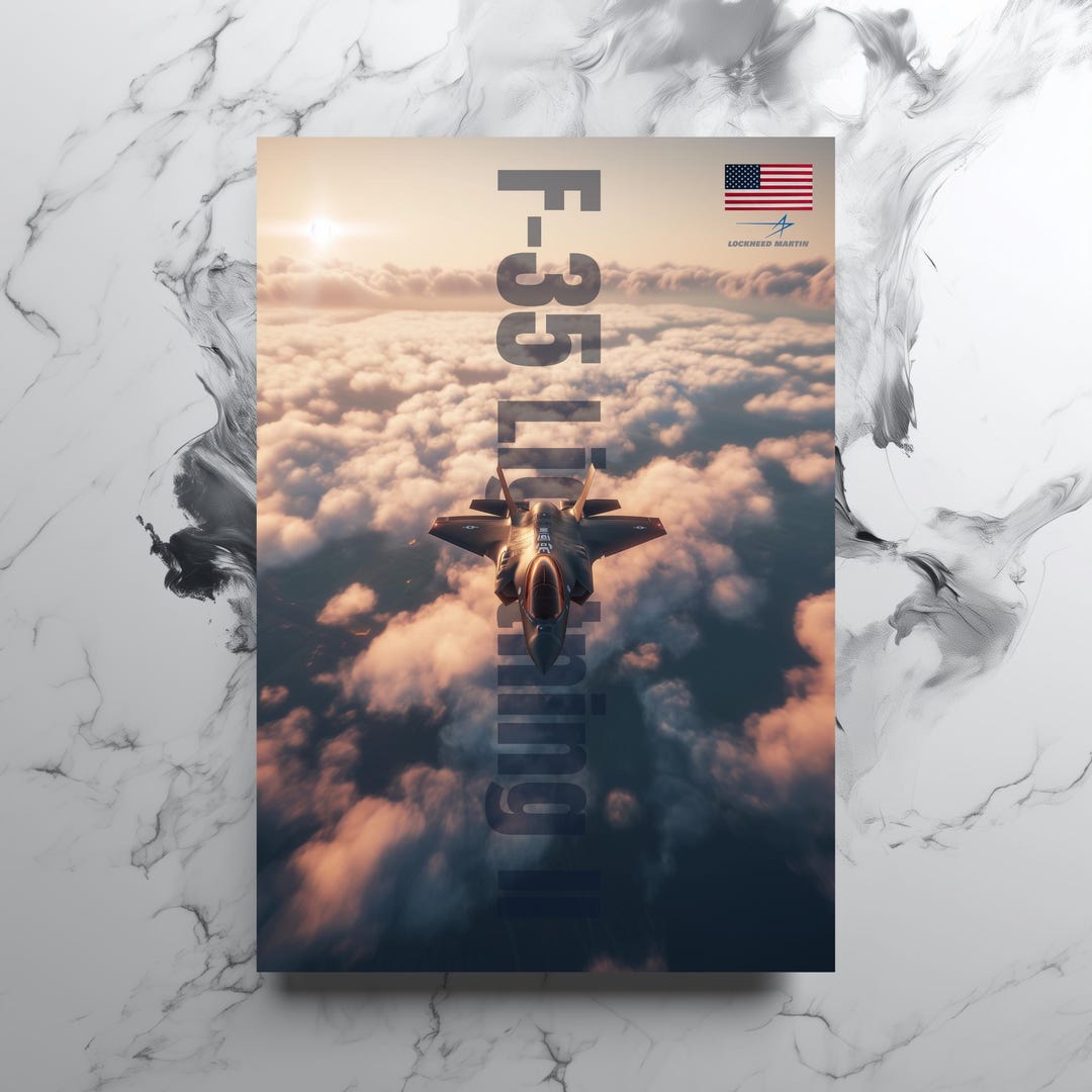 F-35A Lightning II - Poster - Etsy