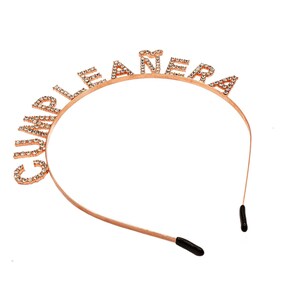 Latina Birthday, Gemini Queen, Rose Gold Birthday, Birthday Headband ...