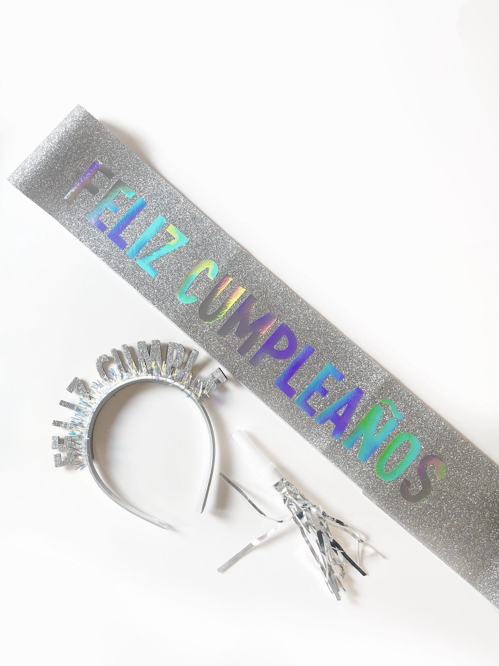Latino Birthday, Feliz Cumple Headband and Sash Bundle, Latino Party ...