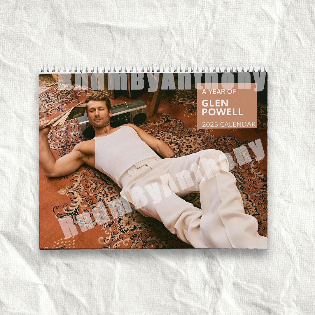 Glen Powell Calendar Vol.1 2025 Calendar, Wall Calendar 2025, Planner ...