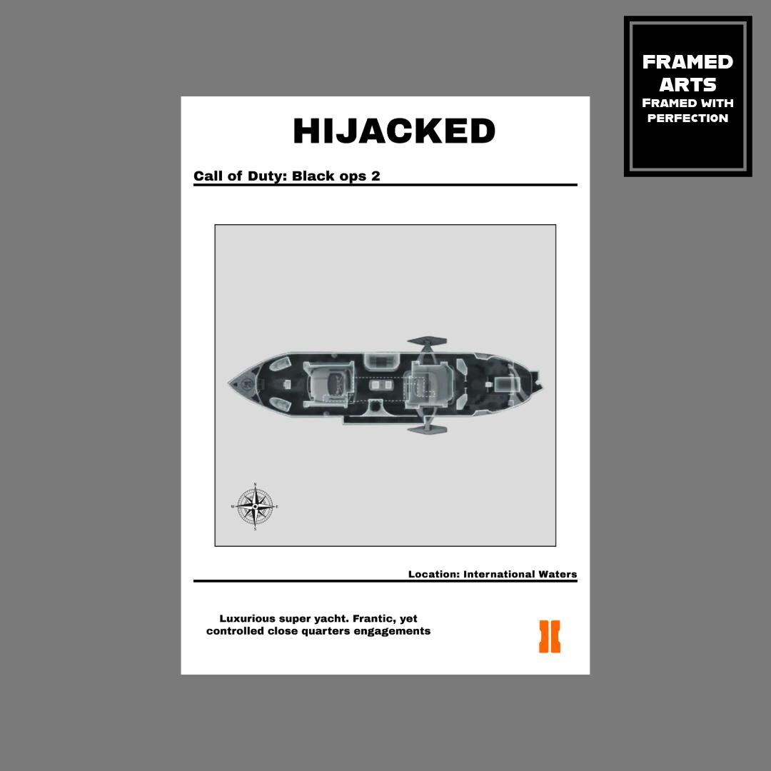 Call of Duty Black Ops 2 Hijacked Map Art A4 PDF Download - Etsy Australia