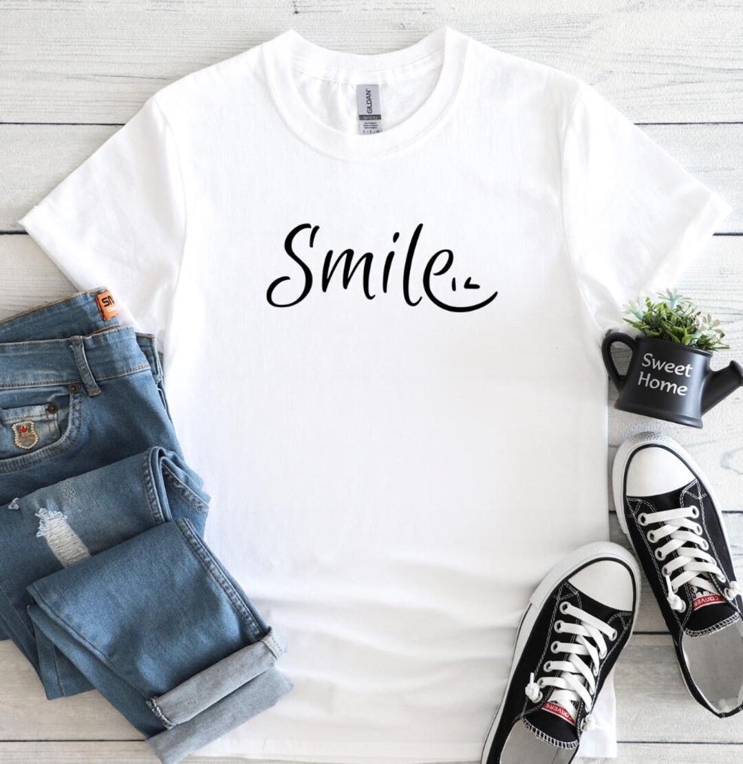 Smile Shirt, Smiley Face Shirt, World Smile Day, Happy Shirt, Positive ...