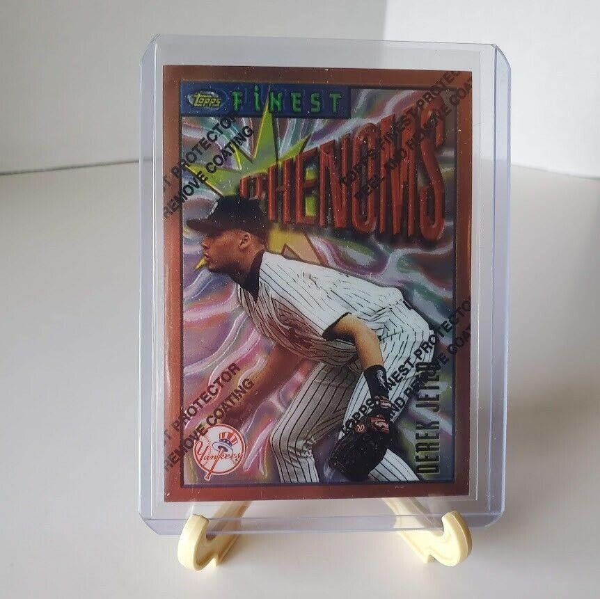 Derek Jeter 1996 Topps Finest Phenoms Coated Card 92 Theme P2 Common ...