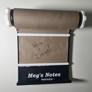 Custom Wall Hanging Note Taker – 9-inch Wide Paper Dispenser for ...