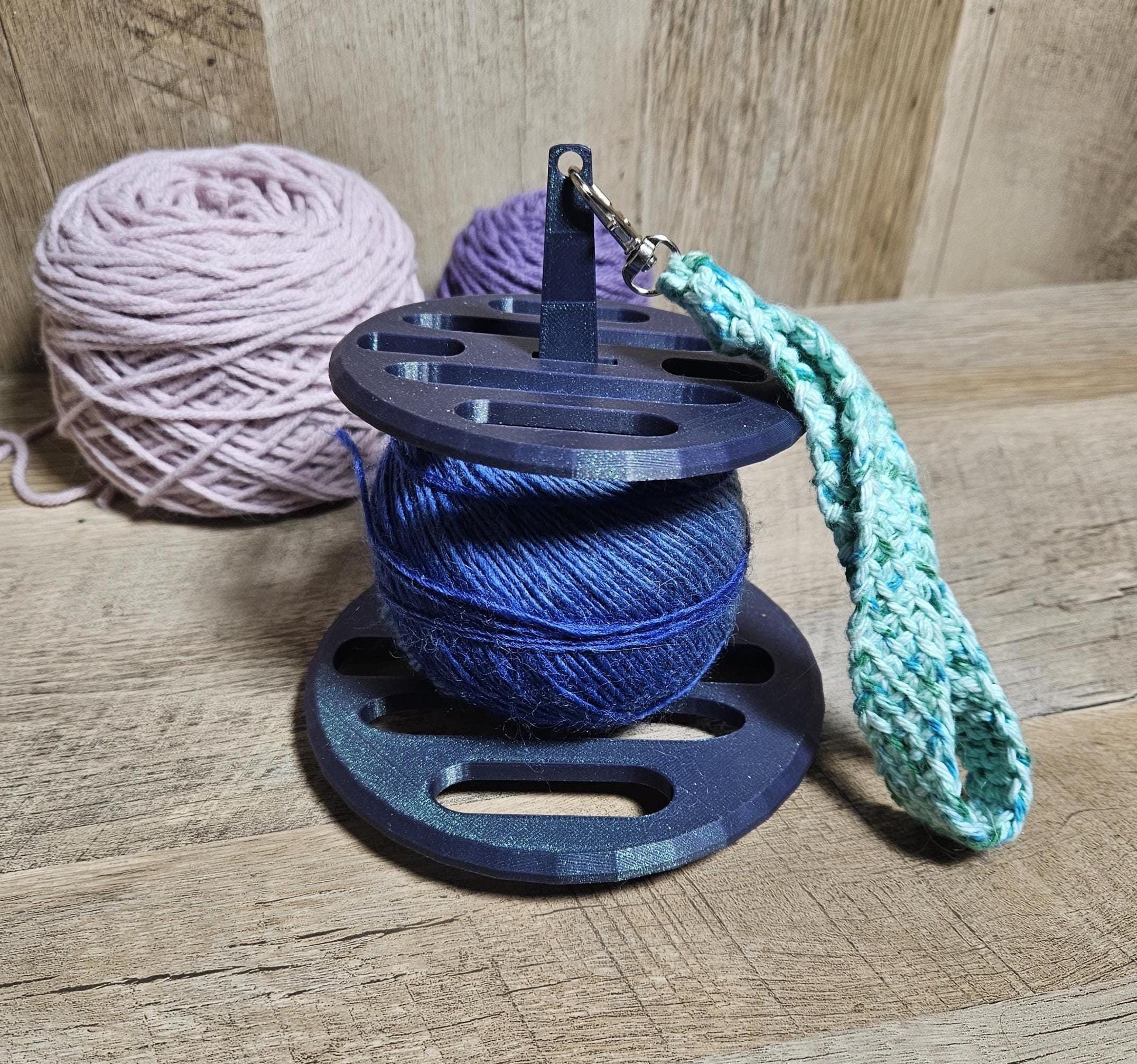 Yarn Spinner on the Go Wrist Band Portable Yarn Caddy Collapsible Yarn ...