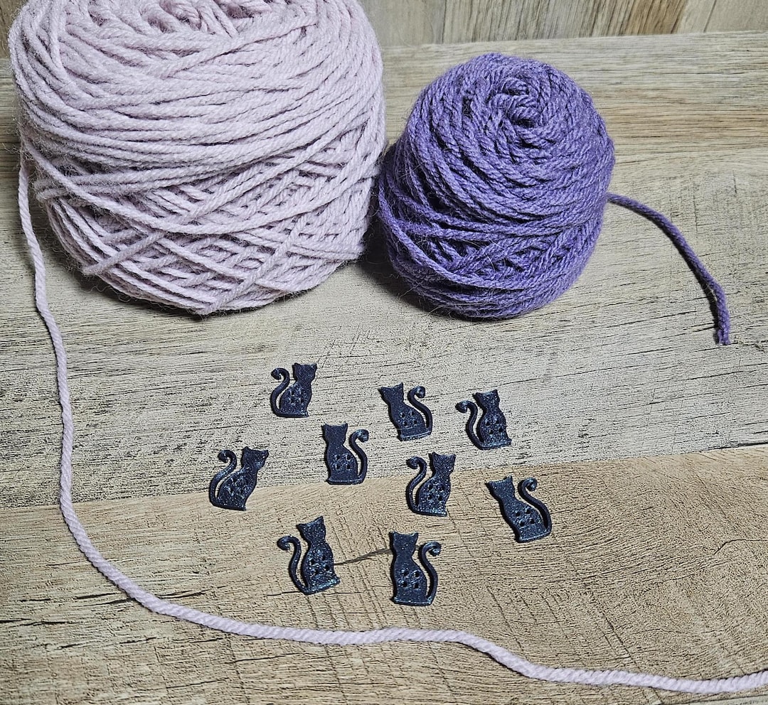 Cat Button Sewing Button Craft Crochet Button Knitting Cute Button Cat ...