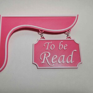 Hanging Bookshelf Sign Bookish Decor No Adhesive Smut ST Bookshelf ...